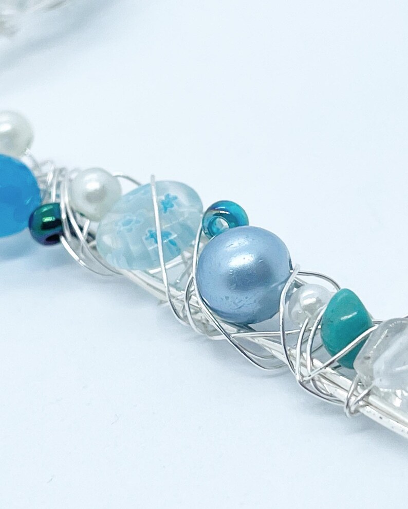 Christian Cross Wall Decoration Wire Beaded Crucifix - Etsy