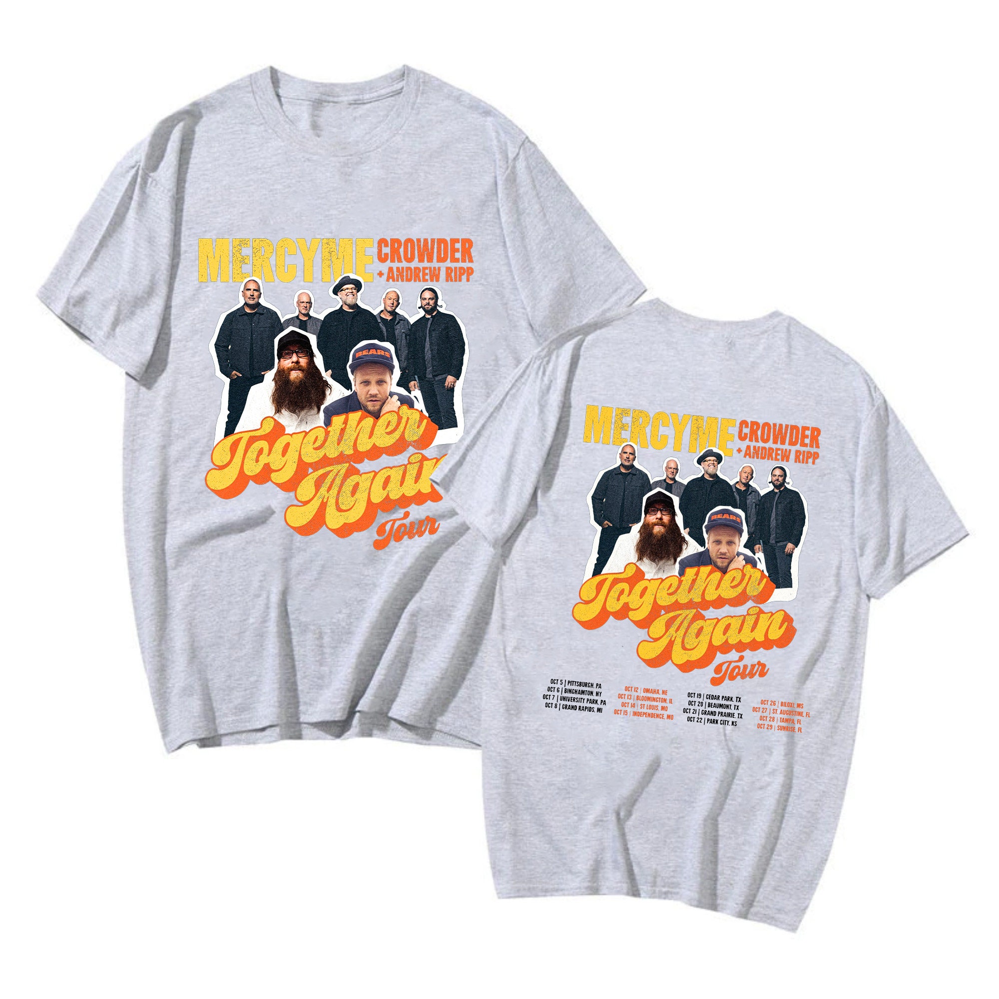 MercyMe - Together Again Tour 2023 Shirt, MercyMe Concert With Crowder Music And Andrew Ripp ...