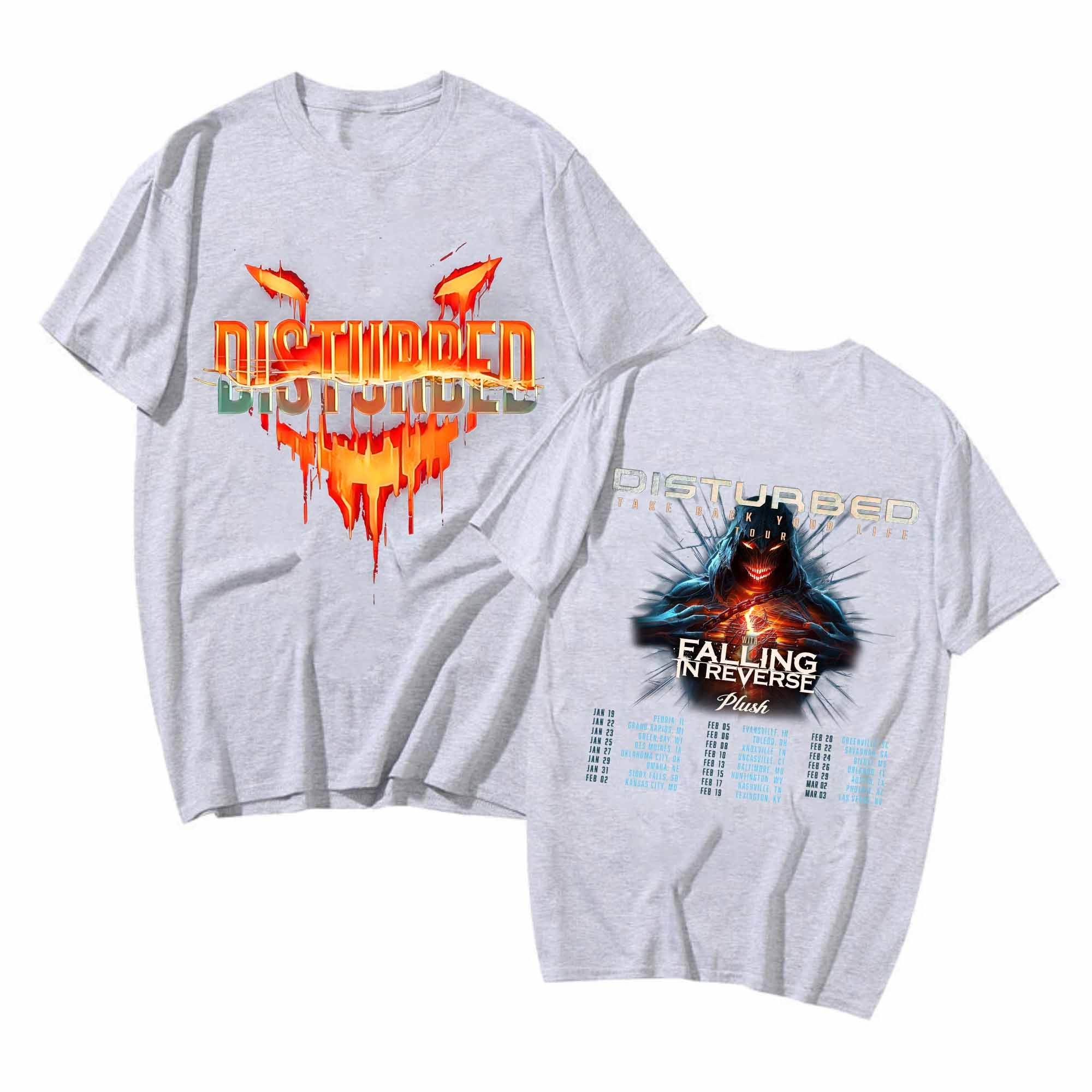 Disturbed 2024 Tour Shirt, Disturbed Band Fan Shirt, Disturbed 2024 ...