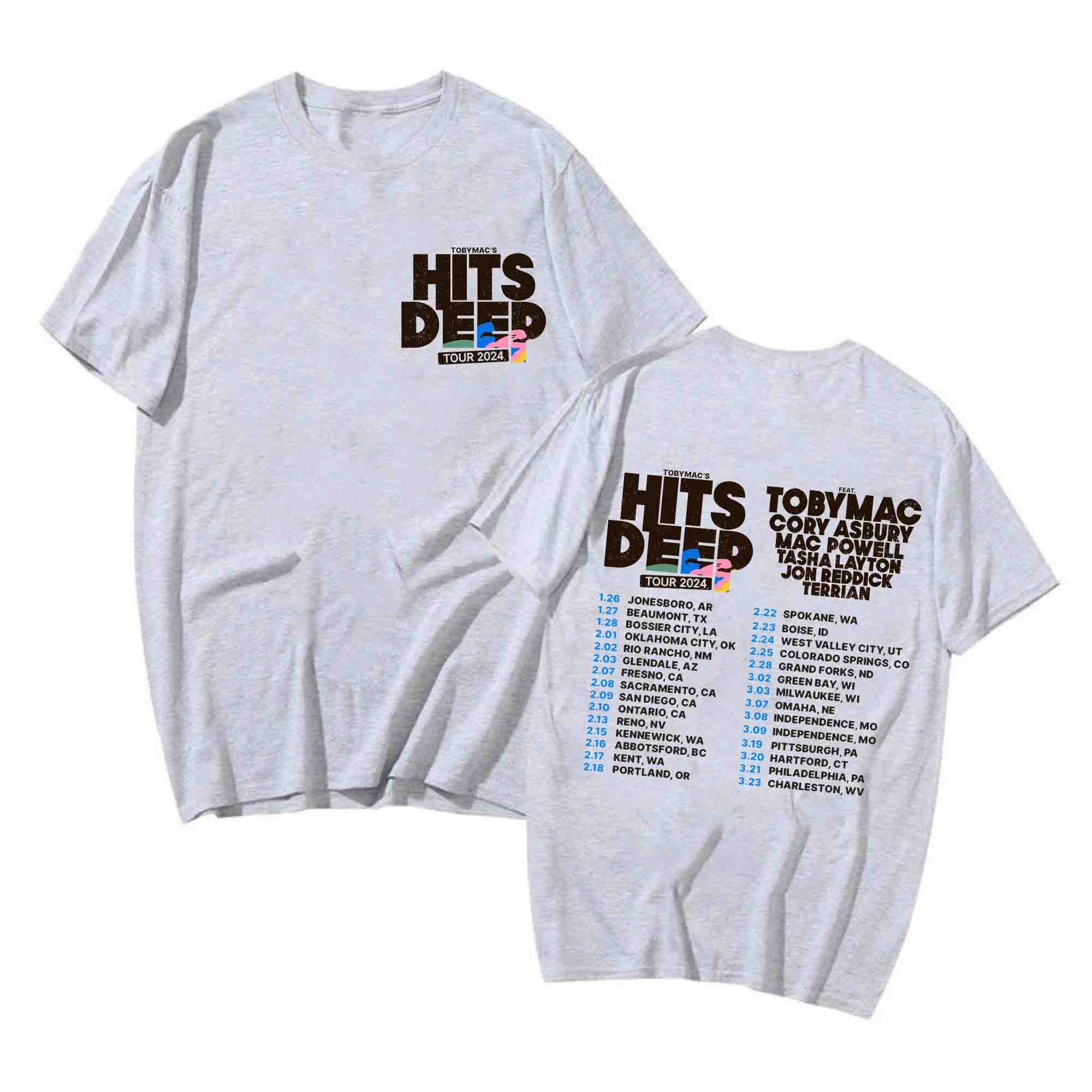 TobyMac Hits Deep Tour 2024 Shirt, TobyMac Fan Shirt, Rapper TobyMac ...