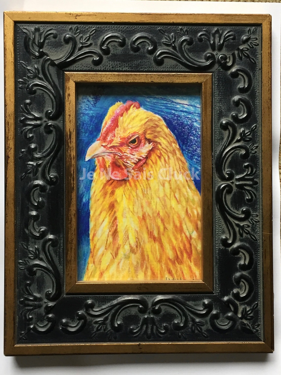 Buttercup, Buff Orpington Chicken Drawing - Etsy