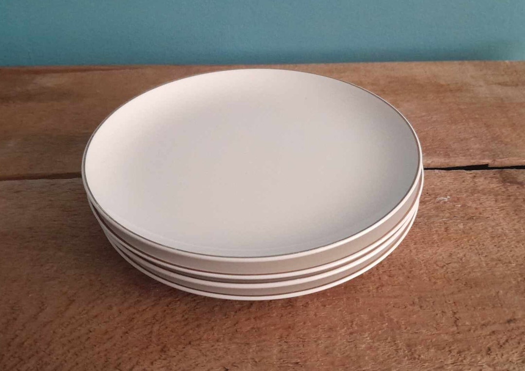 Kokura Ware Glacier 6-3/8 Side Plates, Set of Four 4 Japan, Ironstone ...