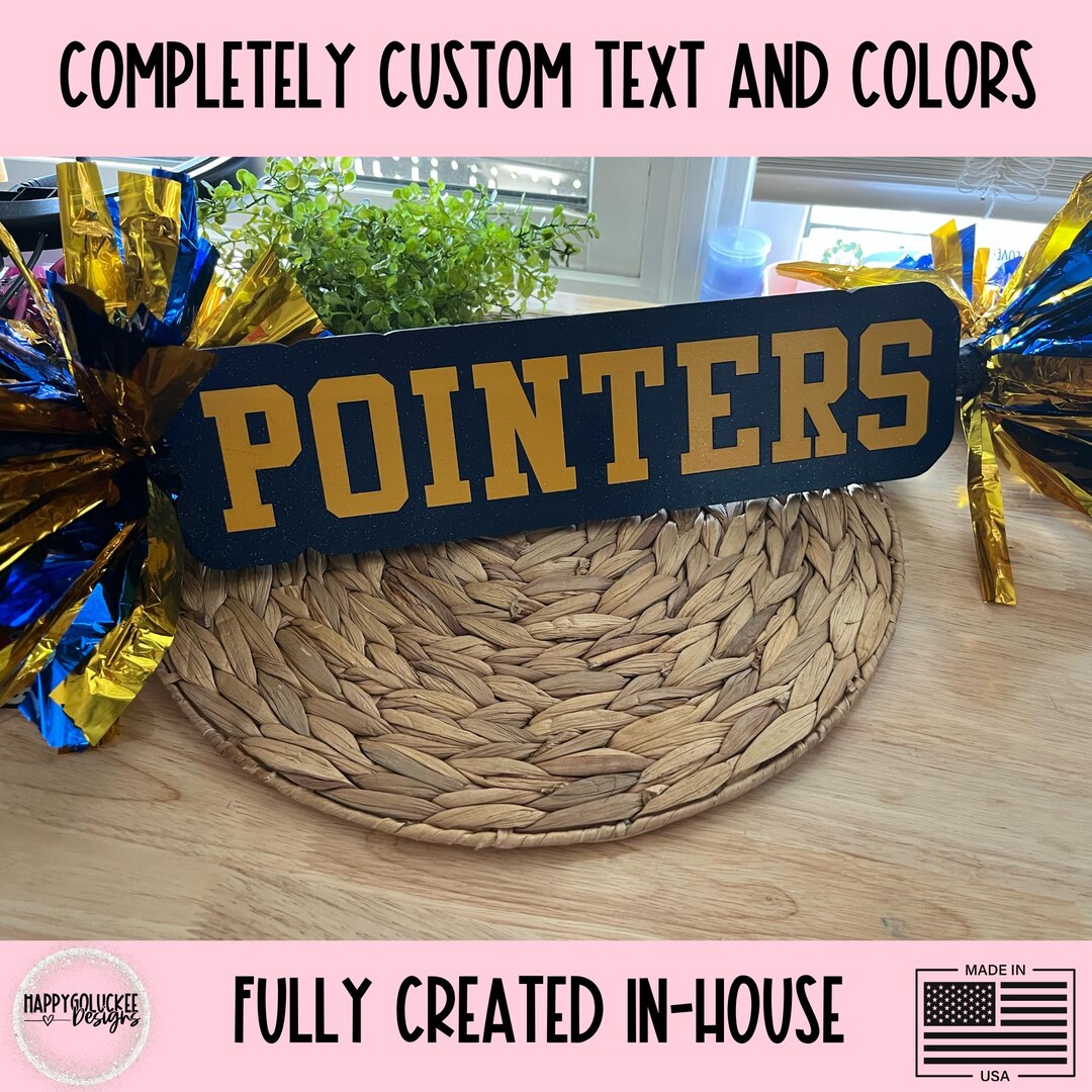 Personalized Name Cheer Stick / Custom Team Spirit Stick / Game Day ...