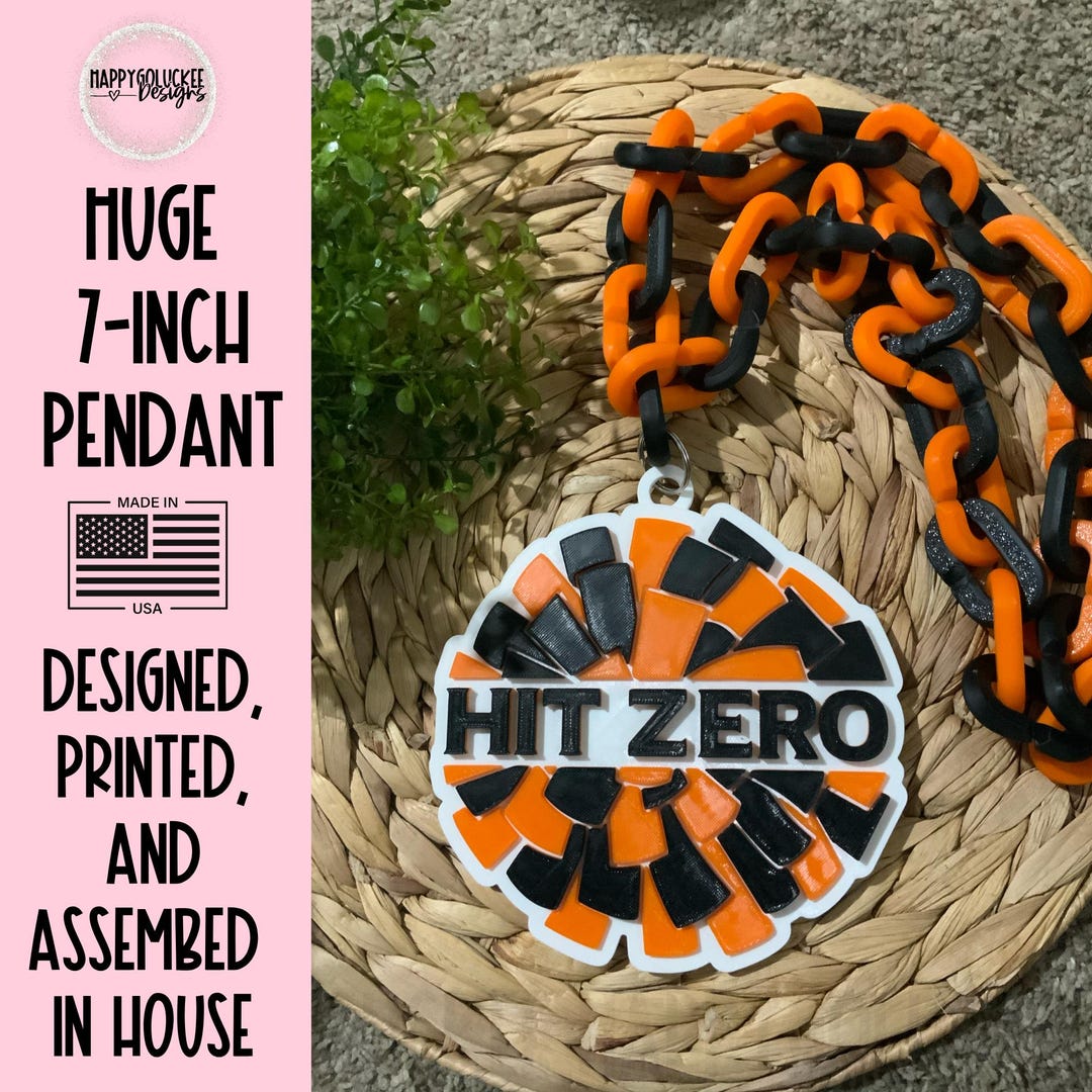3D Printed Pom Pom Spirit Chain / Pep Rally / Team Rep / School Cheer ...