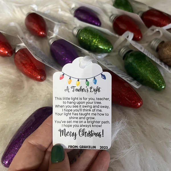 Lightbulb Ornament - Etsy