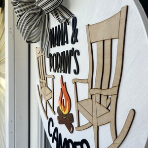 Custom Camper Door Sign, Camping, Camp Decor, RV Life, Smores Making ...