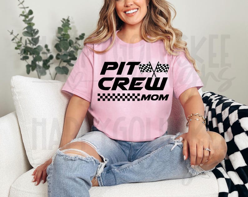 Pit Crew With Checkered Flags PNG File, Digital Download, Perfect for ...