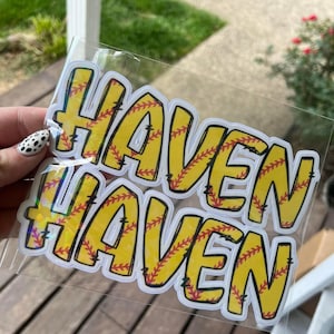 Helmet Sticker / Softball / Baseball / / Helmet ID / Helmet Accessory ...