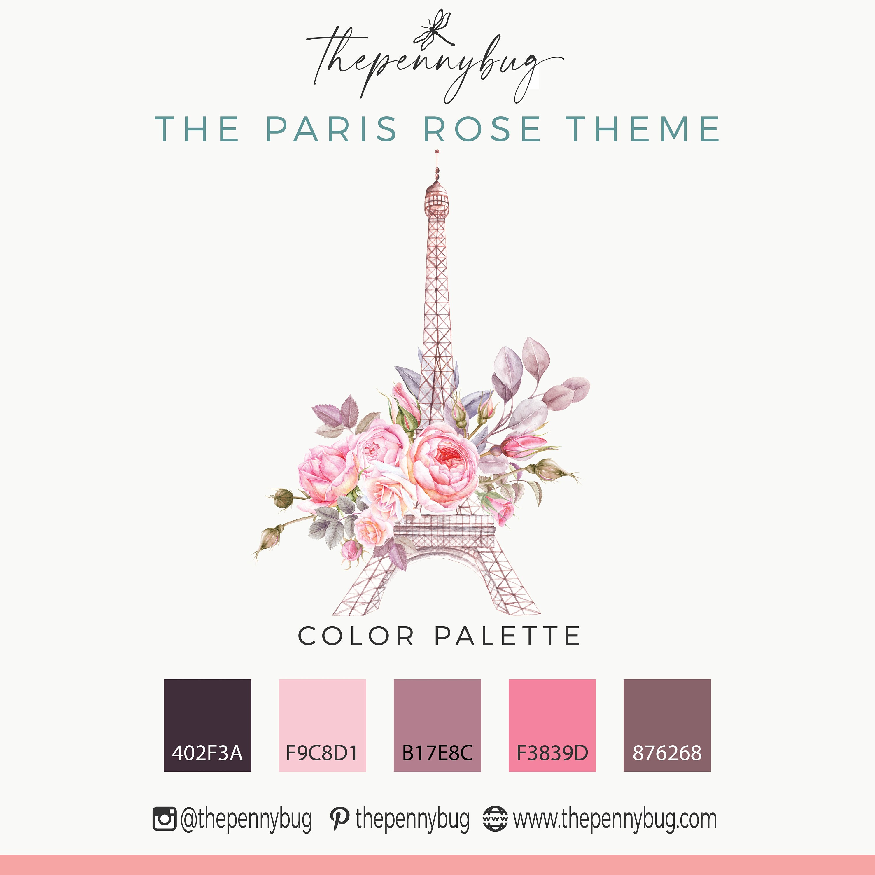 Paris Bridal Shower Signs, Rose Custom Signs, French Baby Shower ...