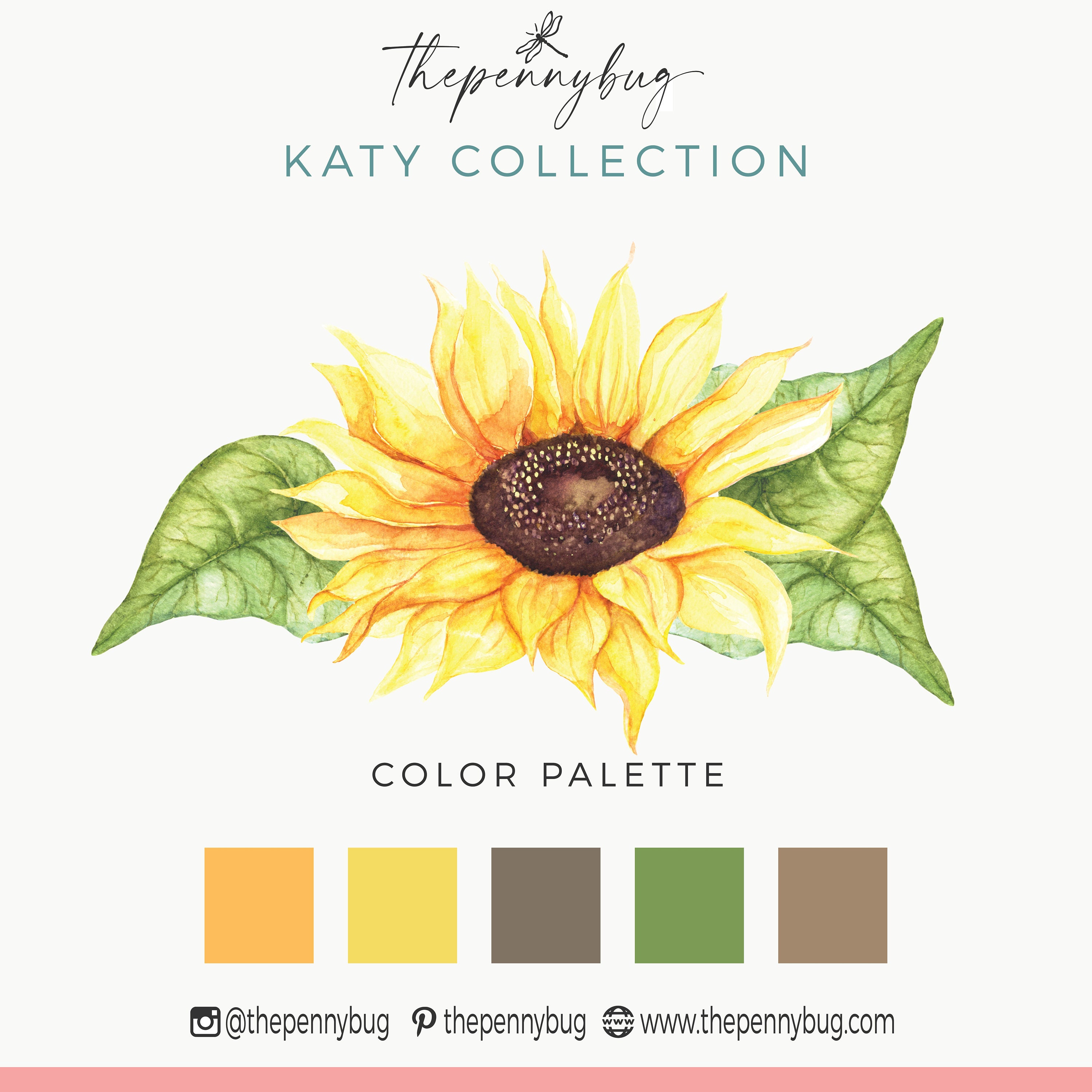 Sunflower Cards, Sunflower Bridal Shower Thank You Cards, Bridesmaid ...