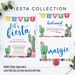 Let's Fiesta Gift Tags, Mexican Fiesta Bridal Shower, Cinco De Mayo ...