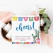 Let's Fiesta Gift Tags, Mexican Fiesta Bridal Shower, Cinco De Mayo ...