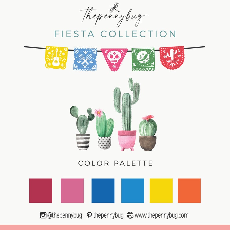 Fiesta Food Labels, Mexican Fiesta Place Cards, Cinco De Mayo, Seating ...