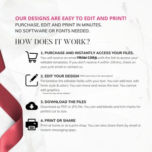 Editable Hibiscus Gift Tags & Stickers Bundle Customizable Floral ...