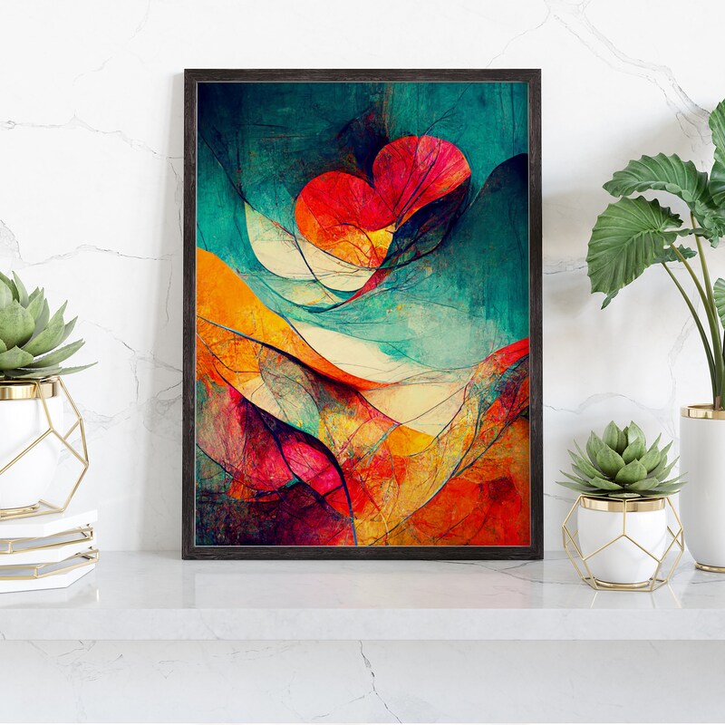 Abstract Painting Print - Etsy