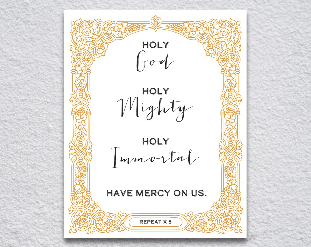 Trisagion Prayer Art, Orthodox Prayer, Hand Lettering Prayer, Have ...