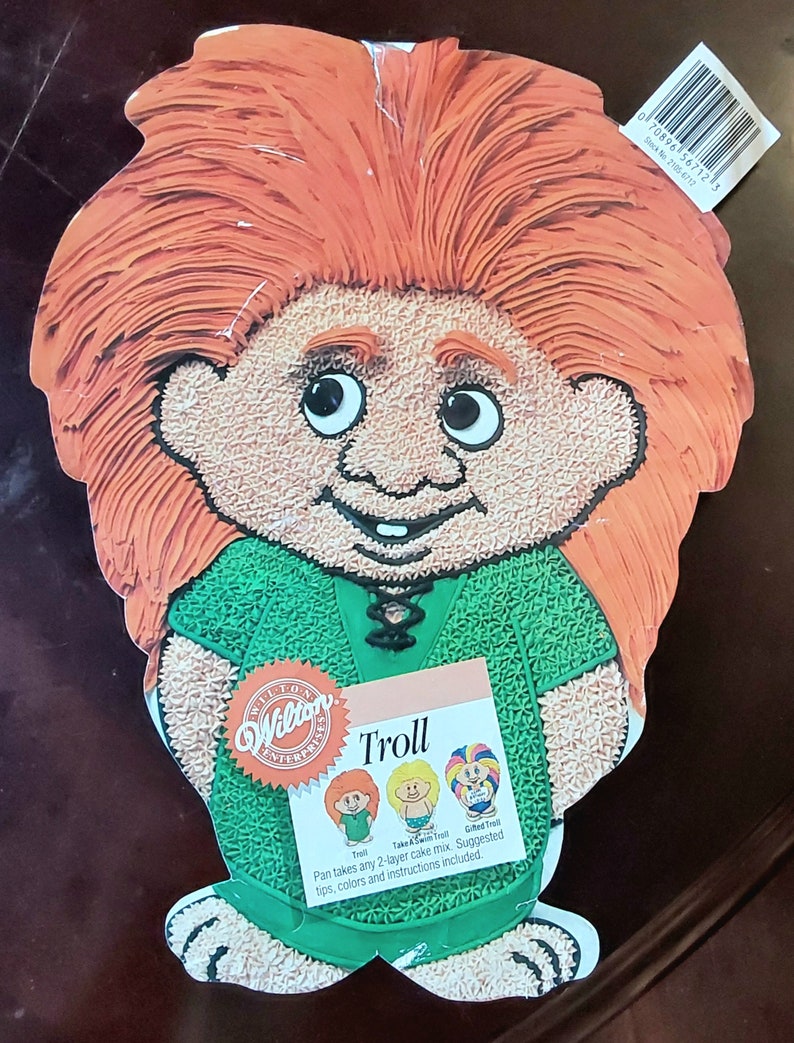 Vintage WILTON 1992 Troll Cake Pan. - Etsy
