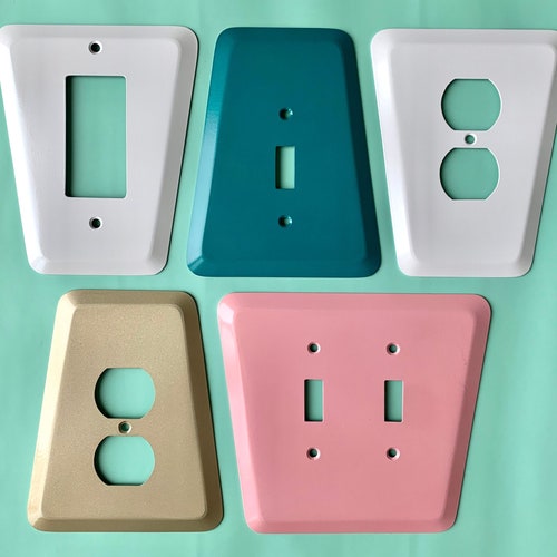 Mid Century Switch Plate Vintage Atomic Era Retro 1950s - Etsy