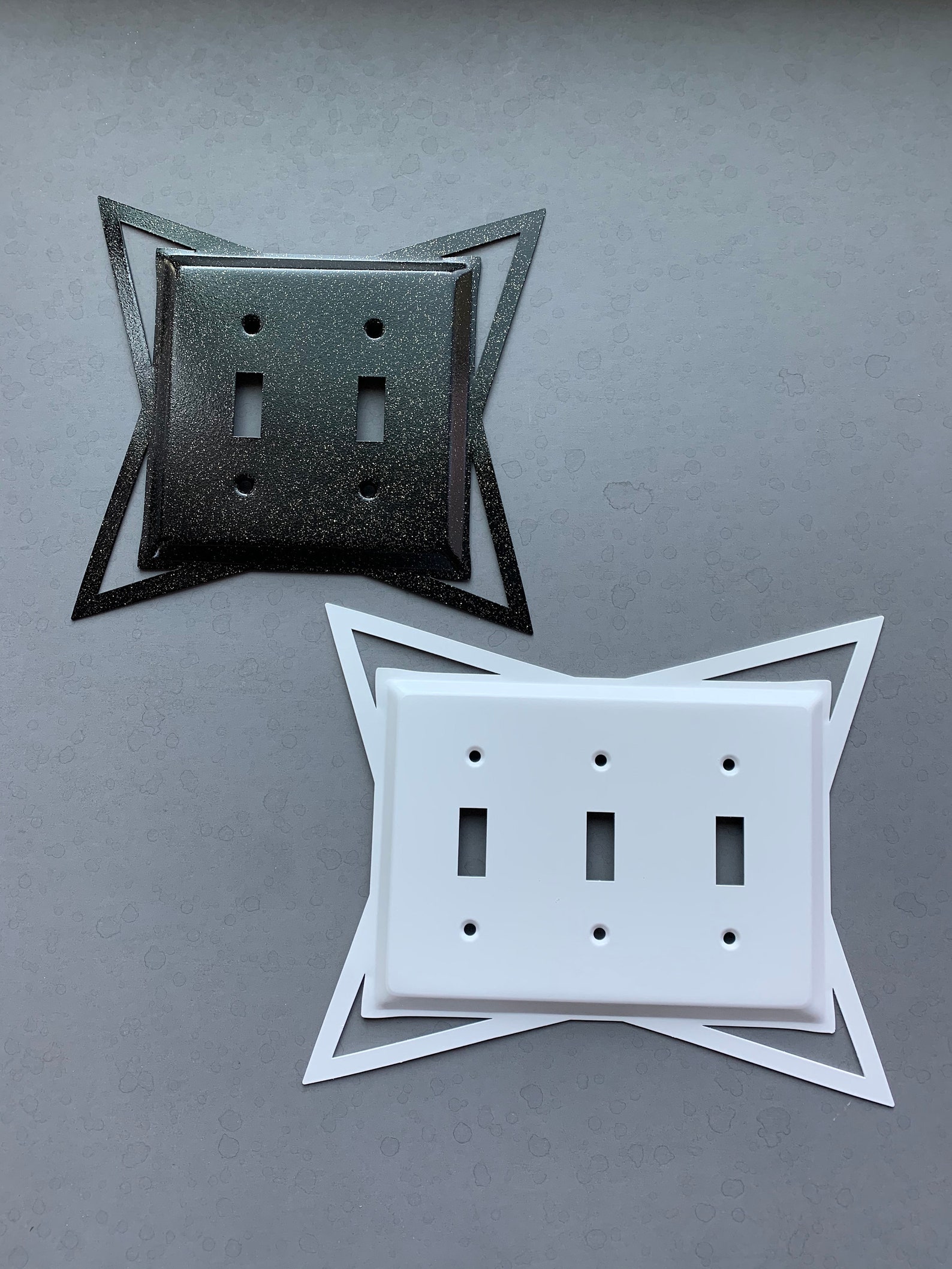 TELSTAR Painted Mid Century Atomic Shadow Box Light Switch and Outlet ...