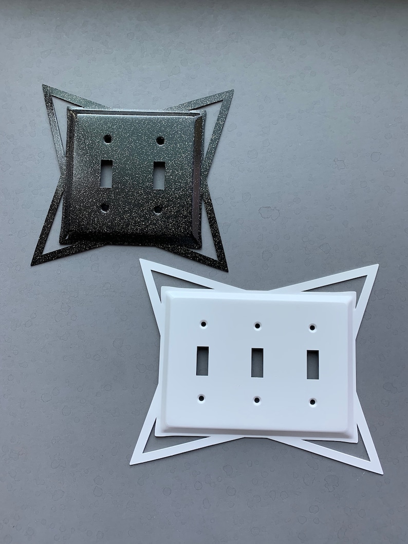 TELSTAR Painted Mid Century Atomic Shadow Box Light Switch and - Etsy