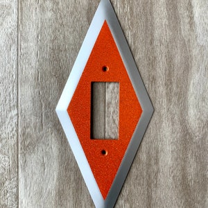 Diamundo Painted Deluxe Atomic Mid Century Diamond Light Switch Outlet ...