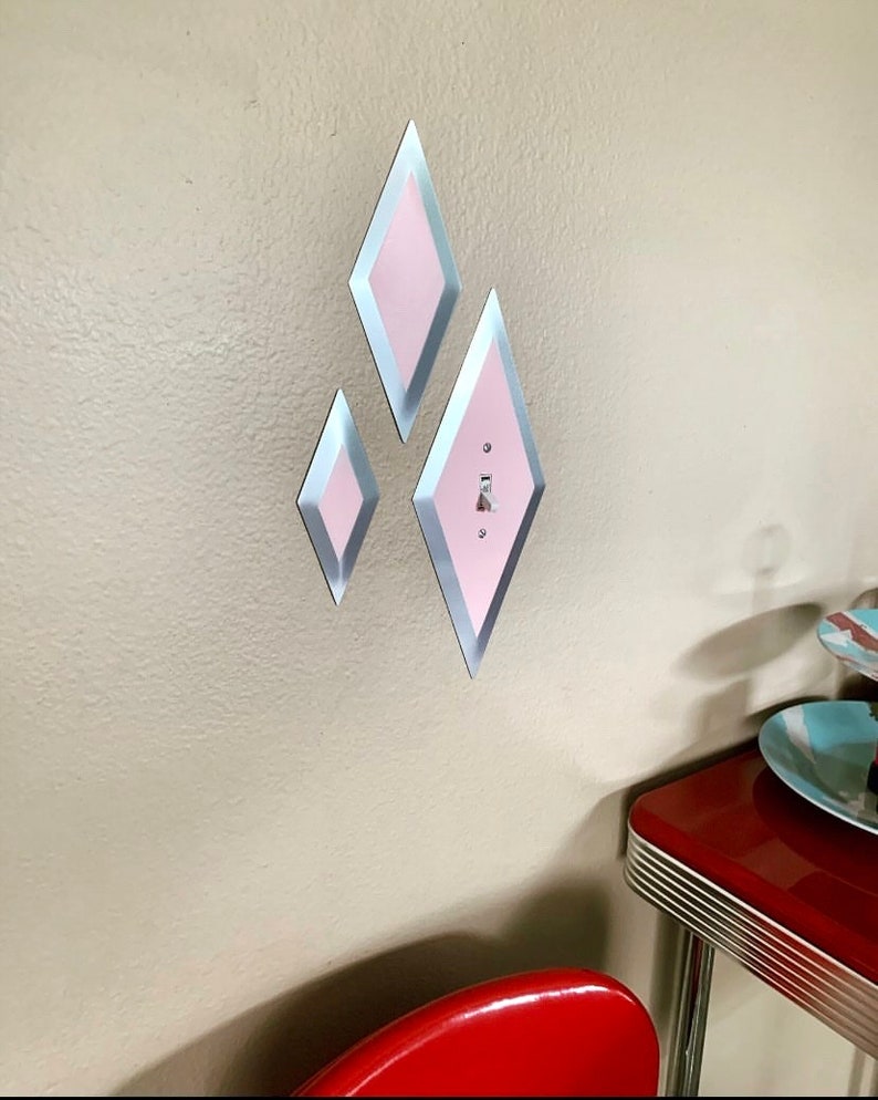 Diamundo Painted Deluxe Atomic Mid Century Diamond Light - Etsy