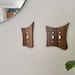 Arbor Walnut Wood Light Switch Covers Mid Century Modern Wall Plate MCM Atomic Surplus - Etsy