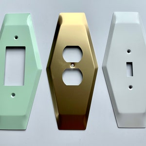 Hexo Painted Mid Century Modern Atomic Hexagon Light Switch Outlet ...