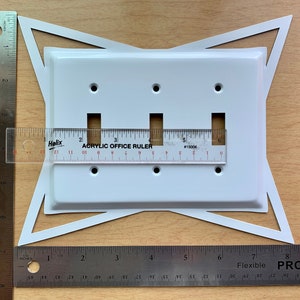 TELSTAR Painted Mid Century Atomic Shadow Box Light Switch and Outlet ...