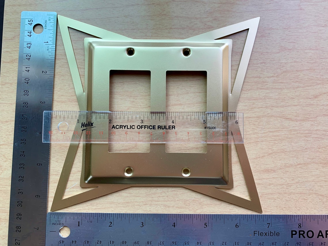 TELSTAR Painted Mid Century Atomic Shadow Box Light Switch and - Etsy