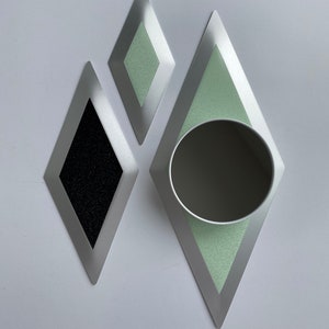 Diamundo Painted Deluxe Atomic Mid Century Diamond Light Switch Outlet ...