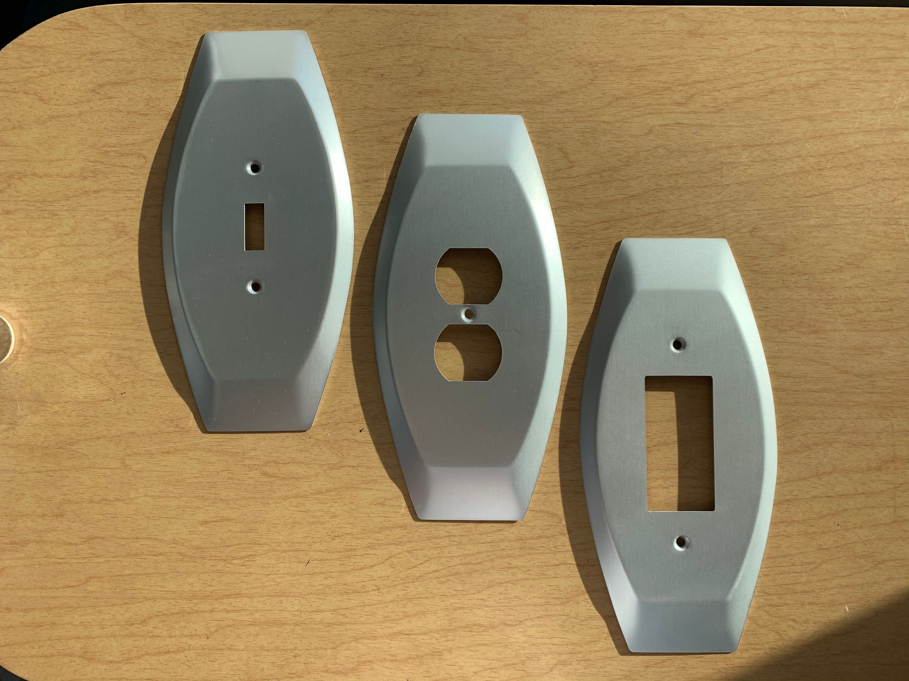 Flux Mid Century Modern Broyhill Danish Atomic Light Switch Wall Plate ...
