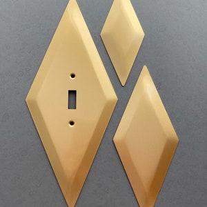 Diamundo Painted Deluxe Atomic Mid Century Diamond Light Switch Outlet ...