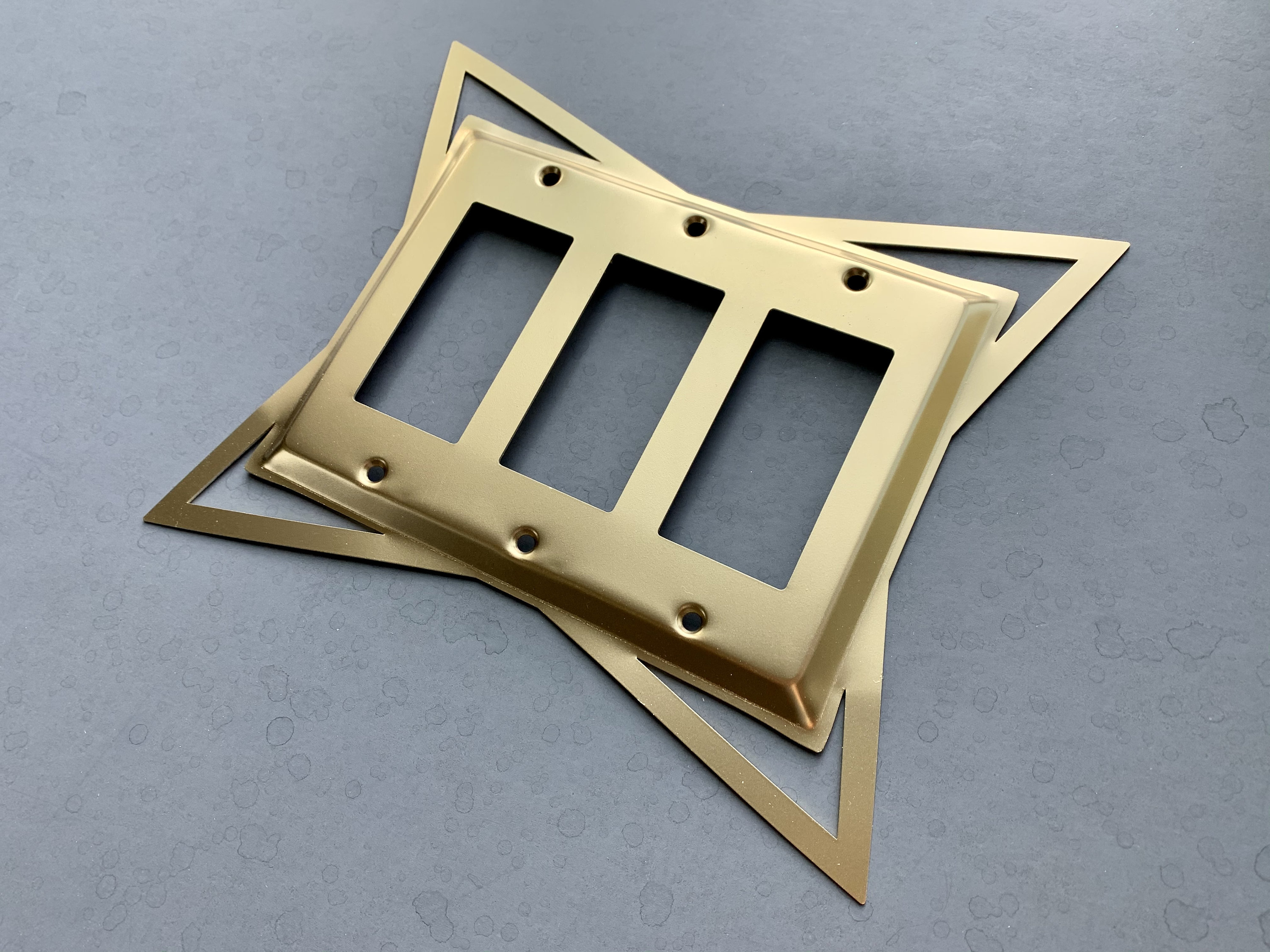 TELSTAR Painted Mid Century Atomic Shadow Box Light Switch and - Etsy