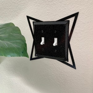 TELSTAR Painted Mid Century Atomic Shadow Box Light Switch and Outlet ...