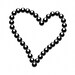 Heart Pearls Svg, Pearls Svg, Svg for Cricut File, Cut Files Silhouette ...