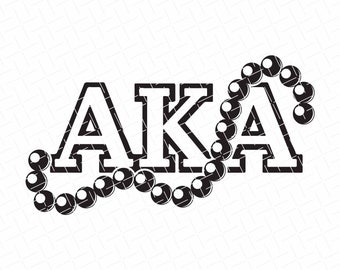 Aka Pearls Svg, Alpha Kappa Alpha Svg, Alpha Kappa Alpha Sorority, Skee Wee 1908 Aka, Svg for ...