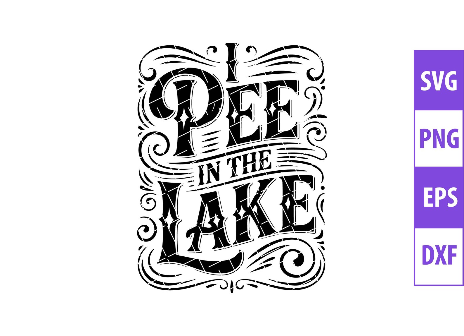 I Pee in the Lake Svg, I Pee in the Lake Png, Funny Summer Svg, Pool ...