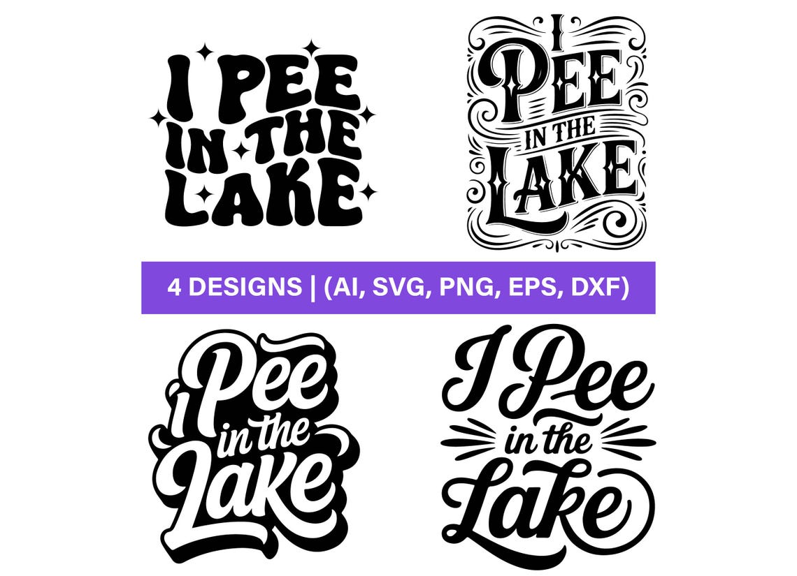 I Pee in the Lake Svg, I Pee in the Lake Png, Funny Summer Svg, Pool ...