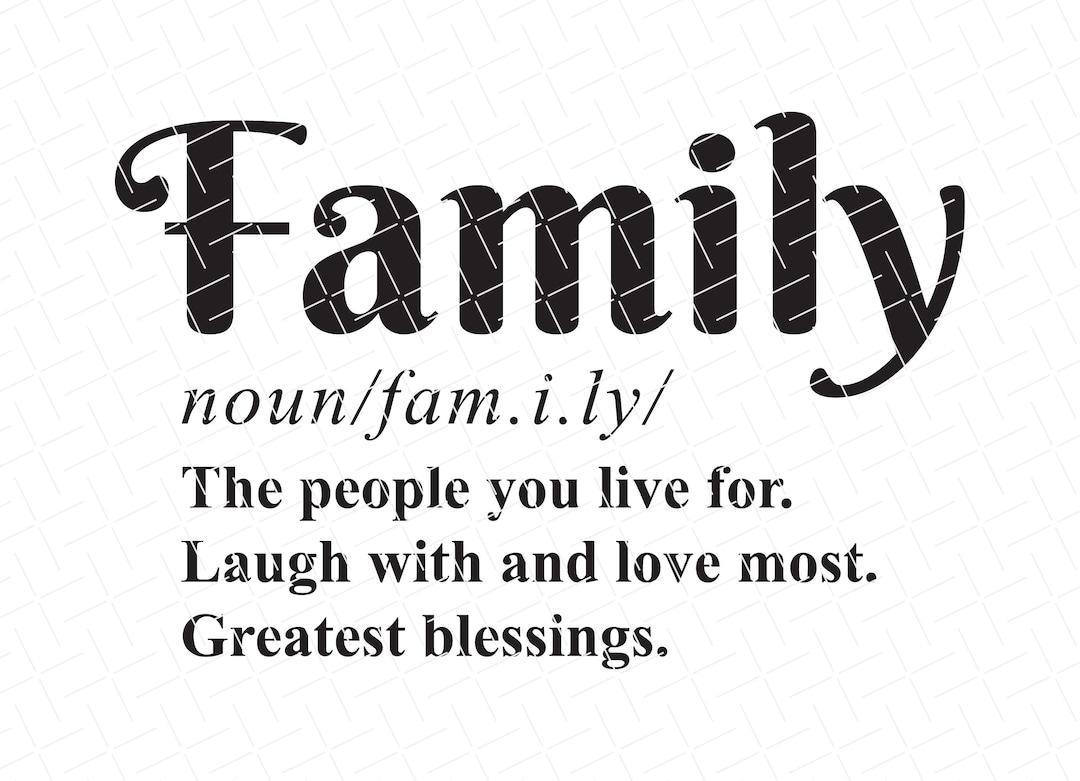 Family Definition Svg, Family Dictionary Sign Svg, Family Svg, Family ...