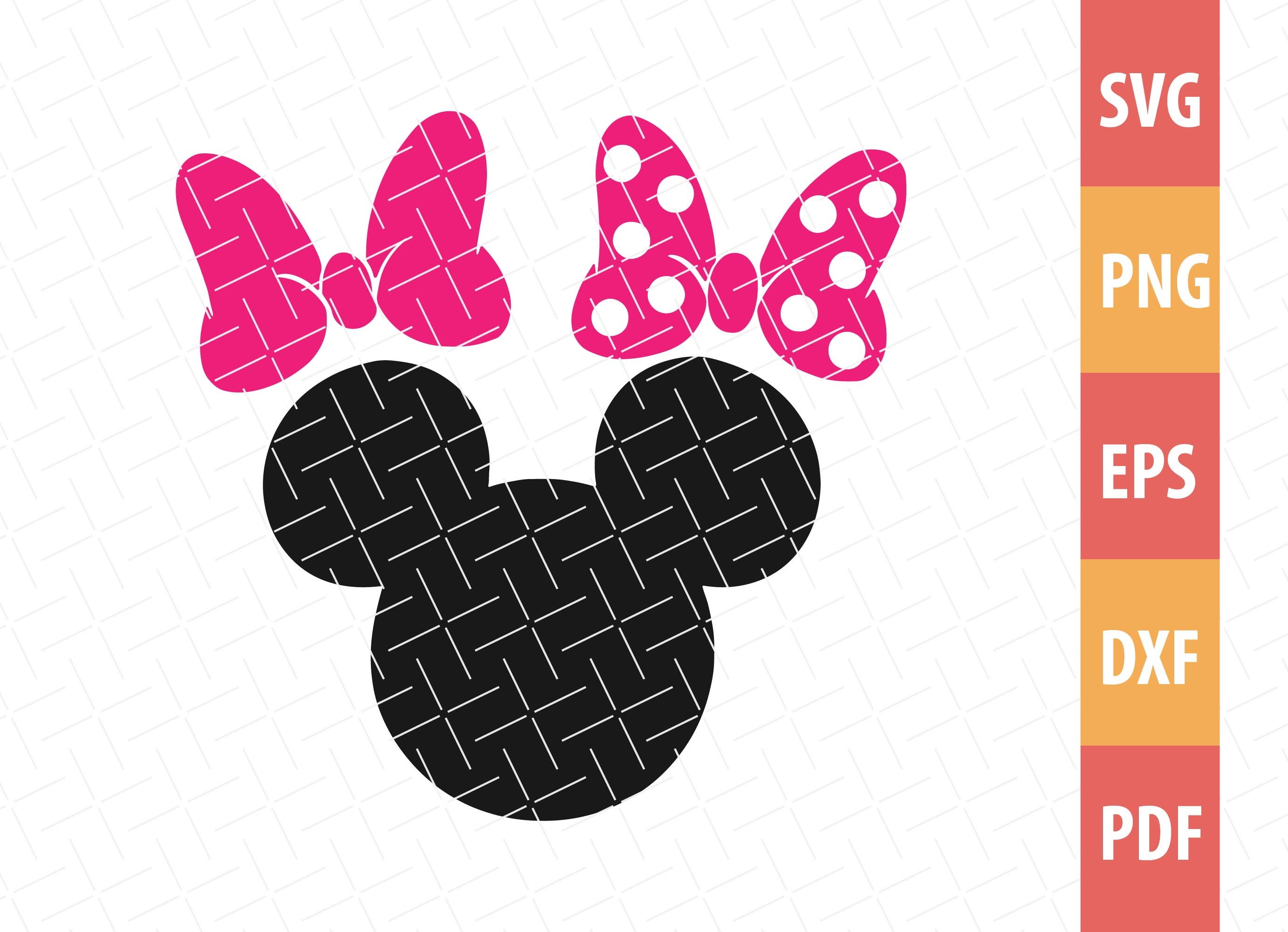 Minnie Mouse Bow Cutouts