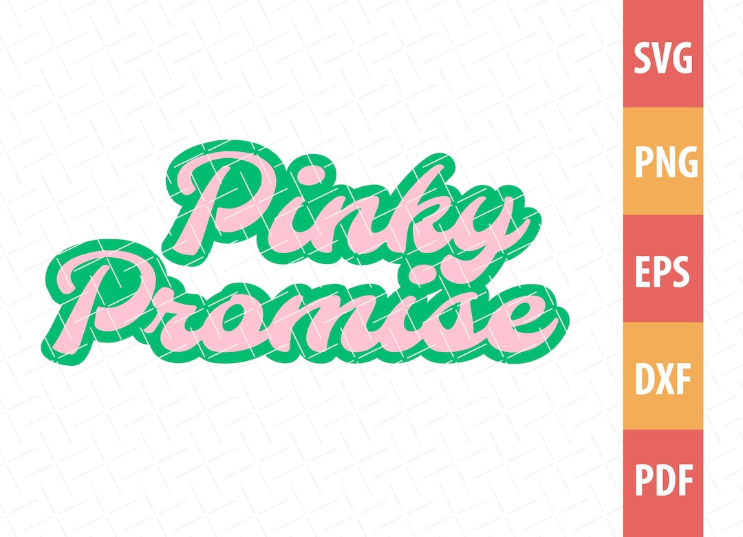 Aka Pinky Promise Svg, Alpha Kappa Alpha Svg, Alpha Kappa Alpha ...