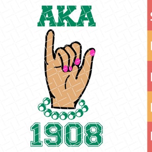 Aka Pinky Svg, Aka Pearls Svg, Alpha Kappa Alpha Svg, Alpha Kappa Alpha ...