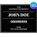 Mugshot Sign Board Editable, Mug Shot, Police Party, Canva Template ...