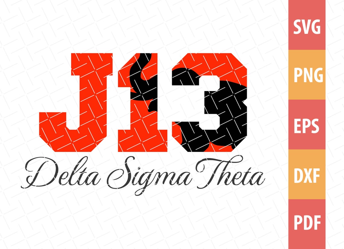 J13 Svg Delta Sigma Theta Svg J13 Delta Sigma Theta Founders - Etsy