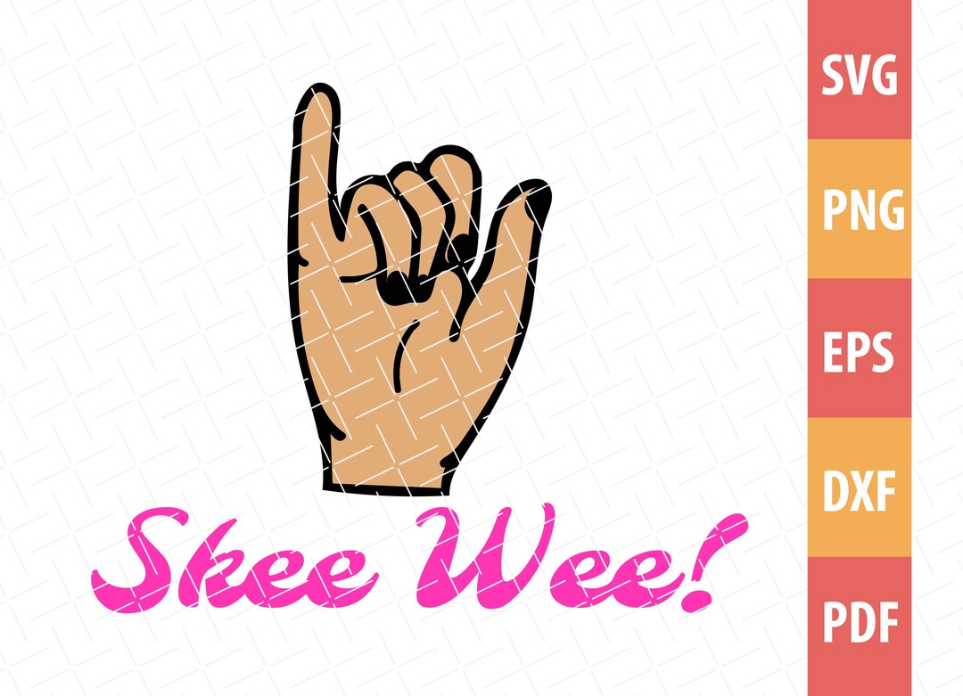 Skee Wee Svg, Aka Pinky Svg, Aka Pearls Svg, Cut Files Silhouette ...