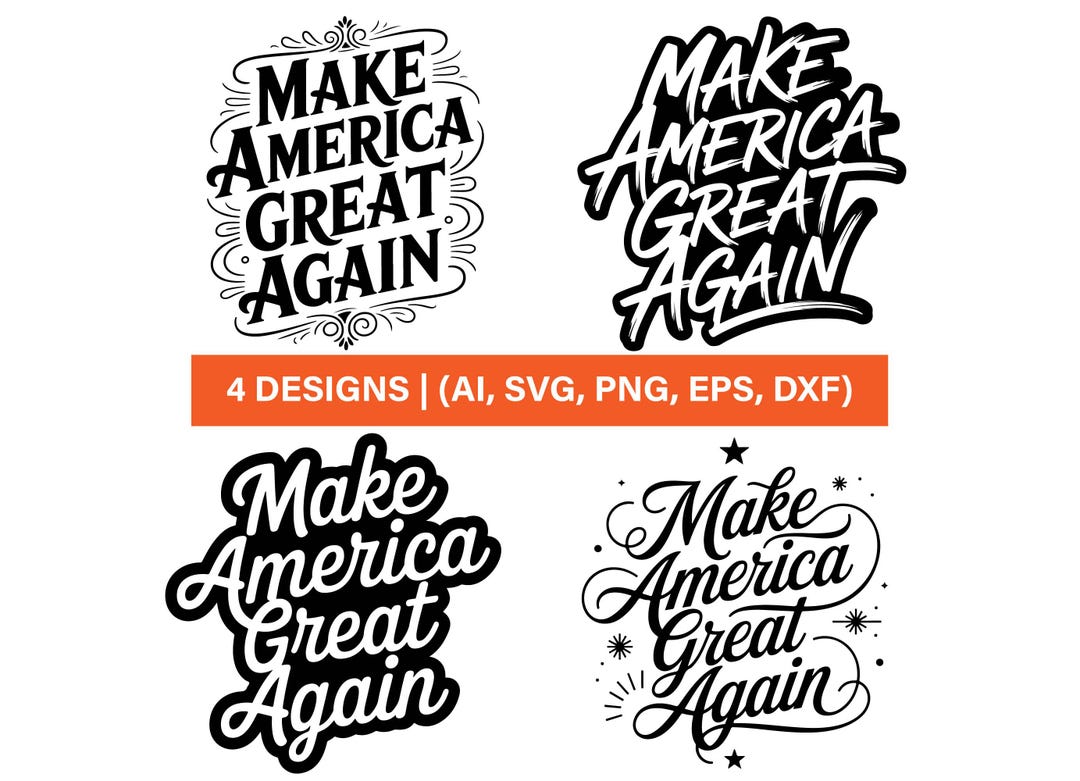 MAGA SVG, Trump Svg, Take America Back Decal, Make America Great Again ...