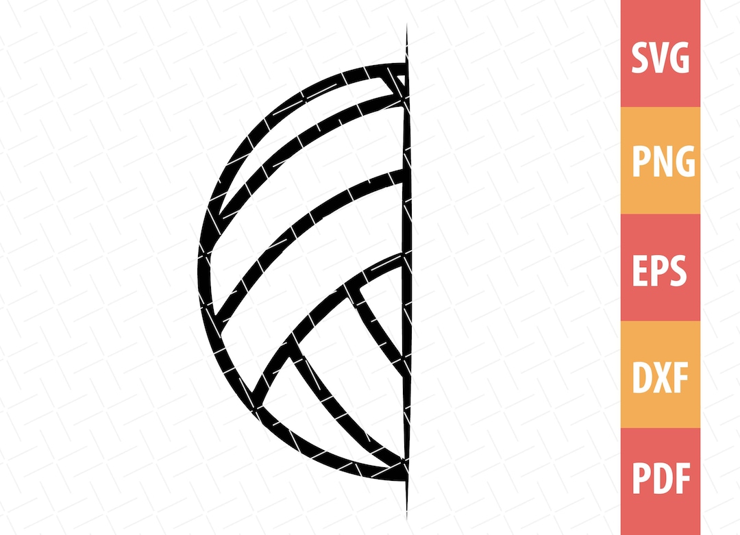 Half Volleyball Svg, Volleyball Mom, Volleyball Shirt, Volleyball ...