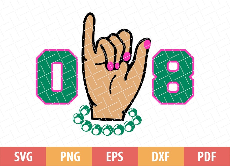 Aka Pinky Svg Aka Pearls Svg Alpha Kappa Alpha Svg Alpha - Etsy