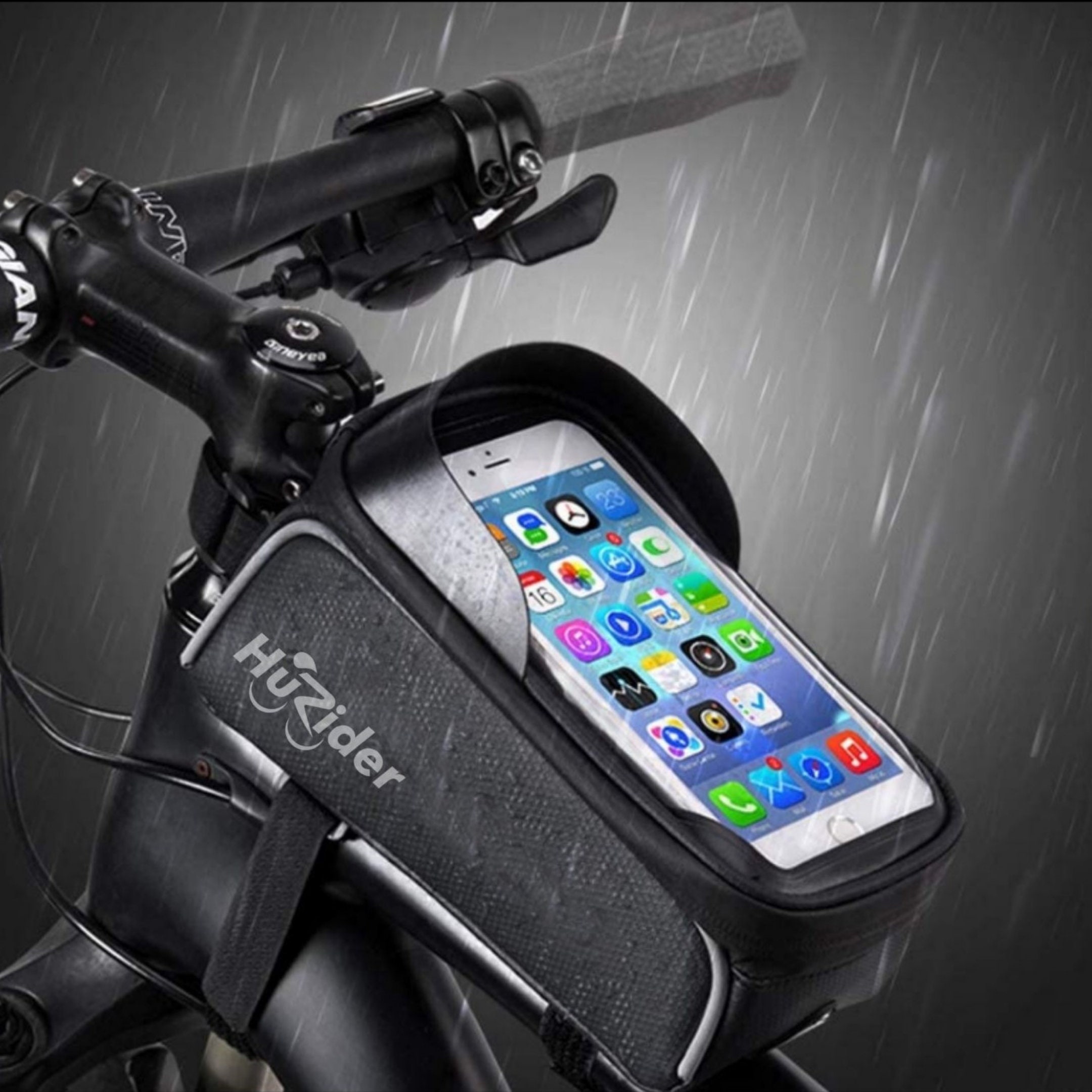 Waterproof Bike Phone Bag- Bike Cell Phone Holder Bag With Large ...